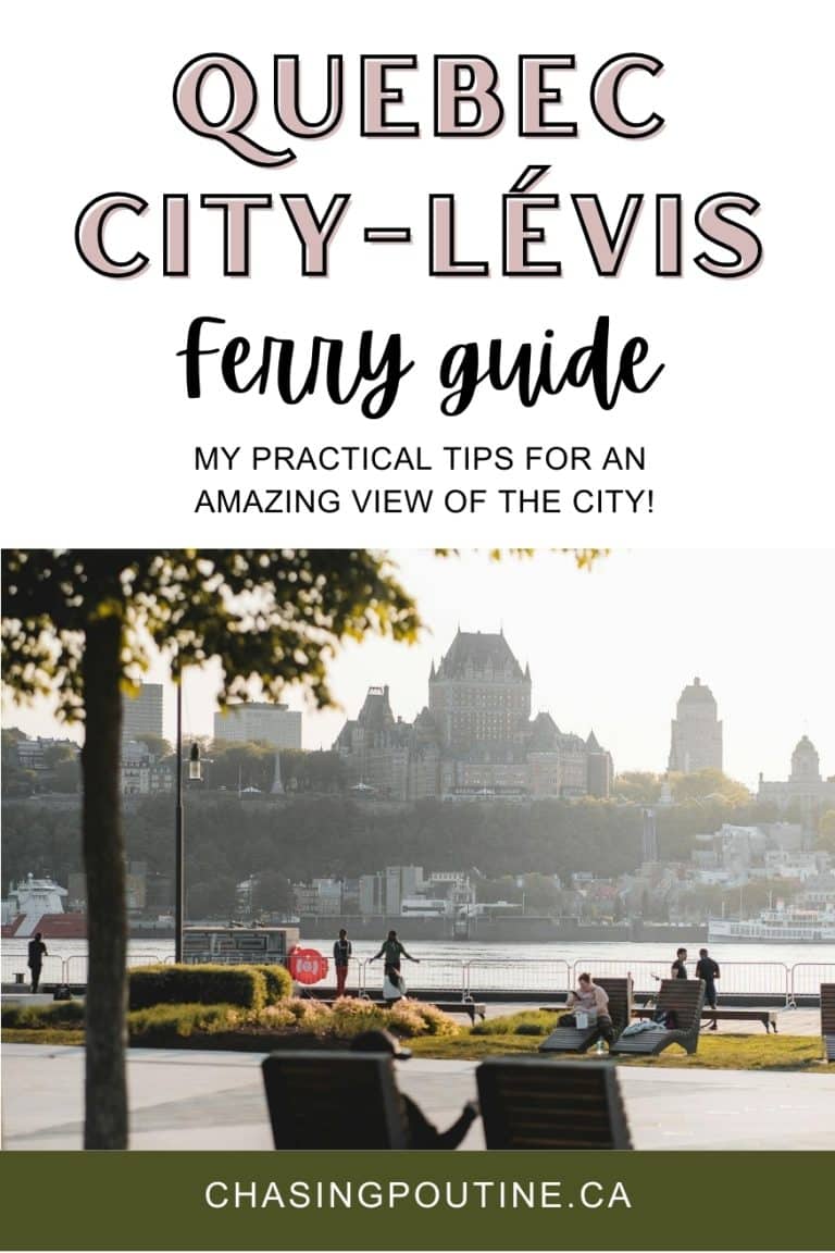 My Quebec City-Levis Ferry Guide! | Chasing Poutine
